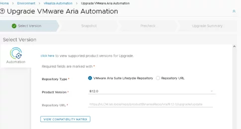 How to upgrade to VMware Aria Automation 8.12 (formerly vRealize Automation) | BenIT Services